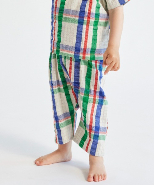 BOBO CHOSES パンツ Baby Madras Checks woven harem pants キッズ 子供服 男の子 女の子 : ZOZOTOWN Yahoo!店 - 通販 ...