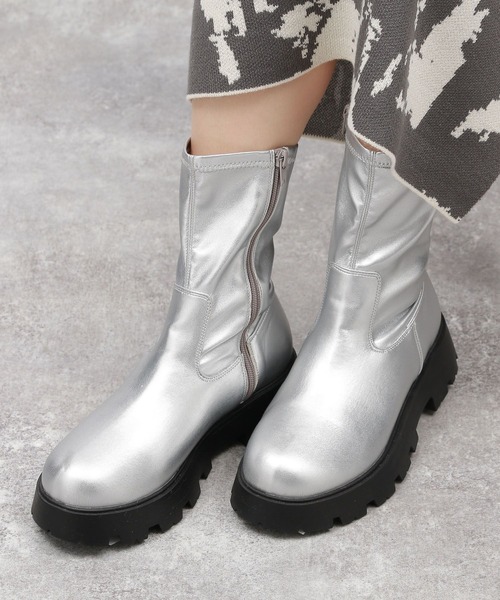 LAKOLE ブーツ ストレッチ厚底ブーツ / 140354 レディース : ZOZOTOWN Yahoo!店 - 通販 - Yahoo!ショッピング