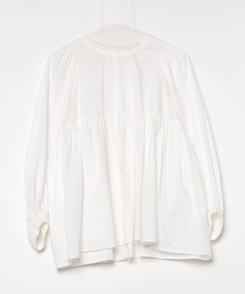 Yori 「Yori」 7分袖ブラウス 36 ホワイト レディース : ZOZOTOWN Yahoo!店 - 通販 - Yahoo!ショッピング