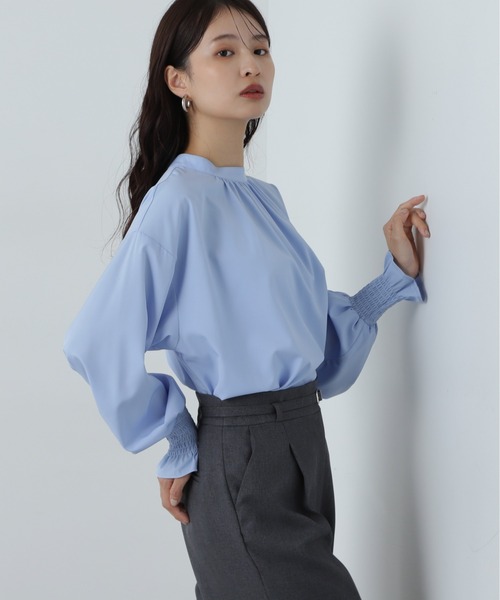 N.Natural Beauty Basic 「N.（N. Natural Basic）」 長袖ブラウス MEDIUM ブルー レディース : ZOZOTOWN Yahoo!店 - 通販 ...