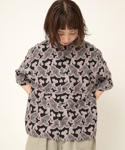 RNA-N ブラウス シャツ B2896 ペイズリーカットJQシャツ レディース : ZOZOTOWN Yahoo!店 - 通販 - Yahoo!ショッピング