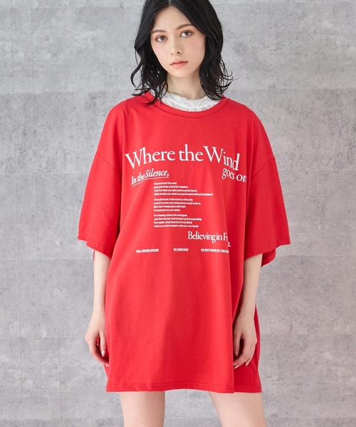 ANAP tシャツ メッセージ ロゴ ビッグ Tシャツ レディース : ZOZOTOWN Yahoo!店 - 通販 - Yahoo!ショッピング