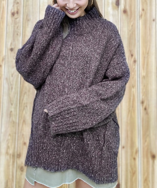 ニット エフリード refined works/リファインドワークス ハイネック プルオーバー 67903 レディース : 77432511 : ZOZOTOWN Yahoo!店 - 通販 ...