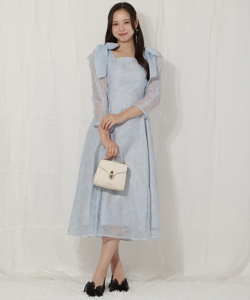 WILLSELECTION ドレス フラワー刺繍肩リボンドレス レディース : ZOZOTOWN Yahoo!店 - 通販 - Yahoo!ショッピング