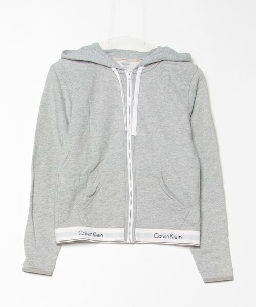 Calvin Klein Underwear 「Calvin Underwear」 ジップアップパーカー SMALL グレー レディース : ZOZOTOWN Yahoo!店 - 通販 ...