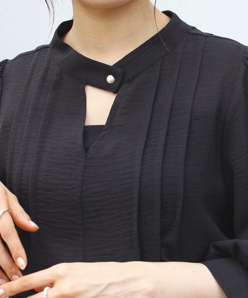 Yahoo!オークション - 「INCEDE」 7分袖ブラウス M オフホワイト レデ...