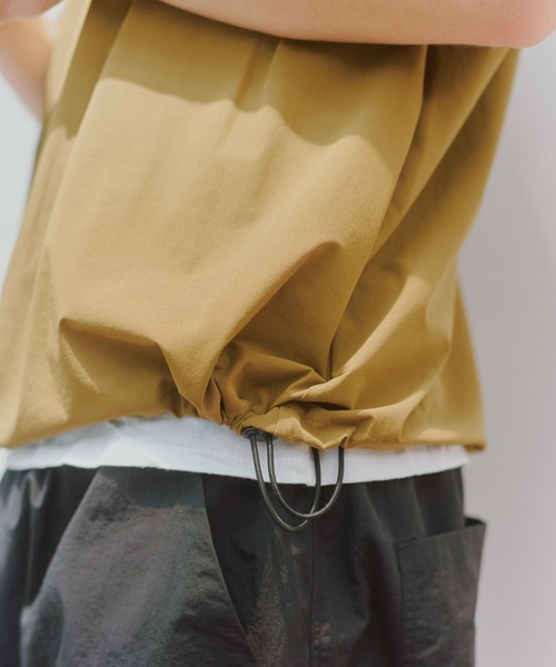 MAISON CLUB（メゾンクラブ） tシャツ 「MAISON CLUB」Tech Drawstring Tee KKP/ テックドロストT ...