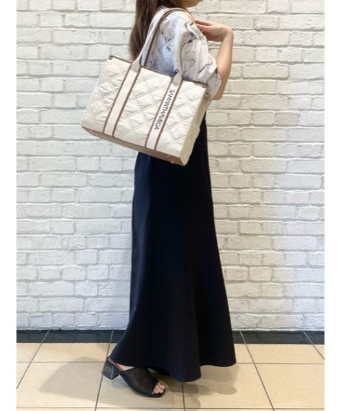 Samantha Vega（サマンサベガ） トートバッグ ロゴテープキルティング