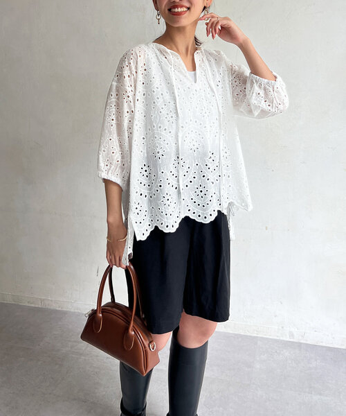 Chez toi 「Chez toi」 半袖ブラウス FREE オフホワイト レディース : ZOZOTOWN Yahoo!店 - 通販 ...