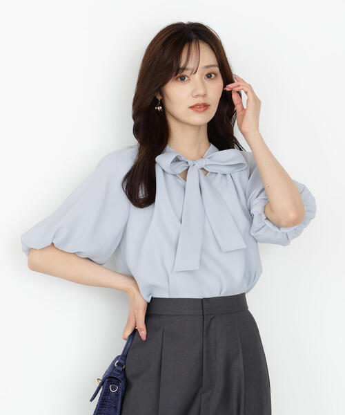 PROPORTION BODY DRESSING ブラウス シャツ バルーンスリーブリボンブラウス / 1215210803 レディース : ZOZOTOWN Yahoo!店 - 通販 ...