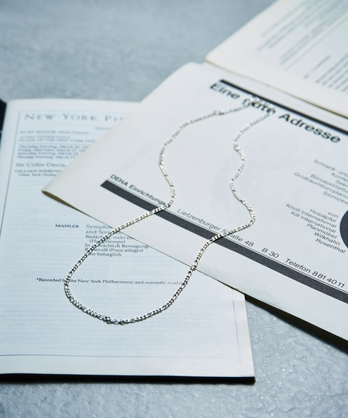 ネックレス 「MAISON CLUB」Silver Cut Chain Necklace Silver925 / シルバーカット チェーン ...