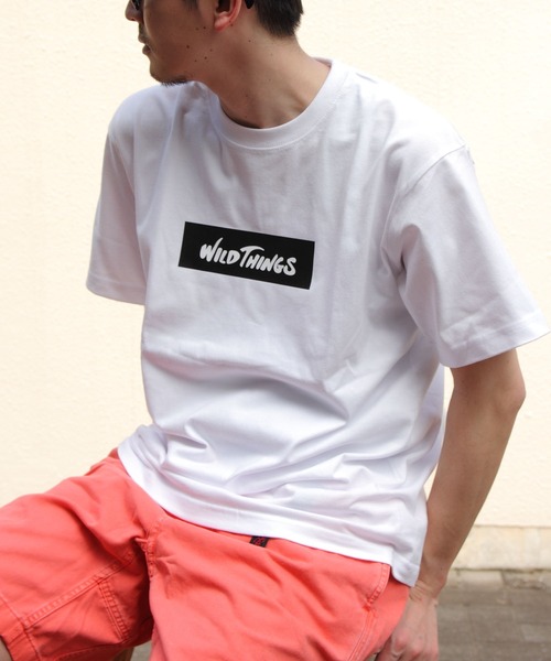 WILD THINGS tシャツ THINGS/ワイルドシングス ボックスロゴTEE BOX LOGO TEE レディース メンズ : ZOZOTOWN Yahoo!店 - 通販 ...