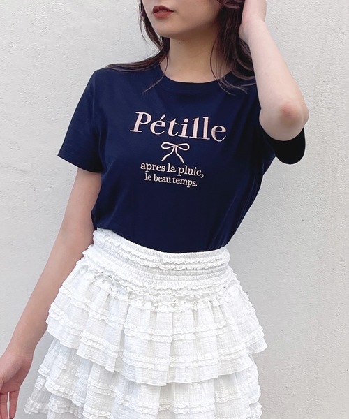 one way tシャツ リボン刺繍Tシャツ レディース : ZOZOTOWN Yahoo!店 - 通販 - Yahoo!ショッピング