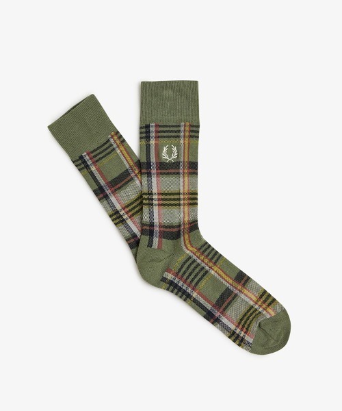 FRED PERRY 靴下 Madras Socks／マドラスチェックソックス メンズ : ZOZOTOWN Yahoo!店 - 通販 ...