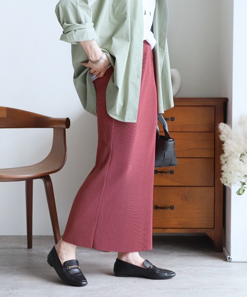 Yahoo!オークション - 「reca」 タイトスカート MEDIUM アイボリー レ...