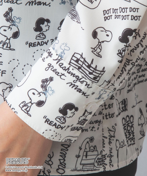 NARACAMICIE（ナラカミーチェ） ブラウス シャツ 「PEANUTS