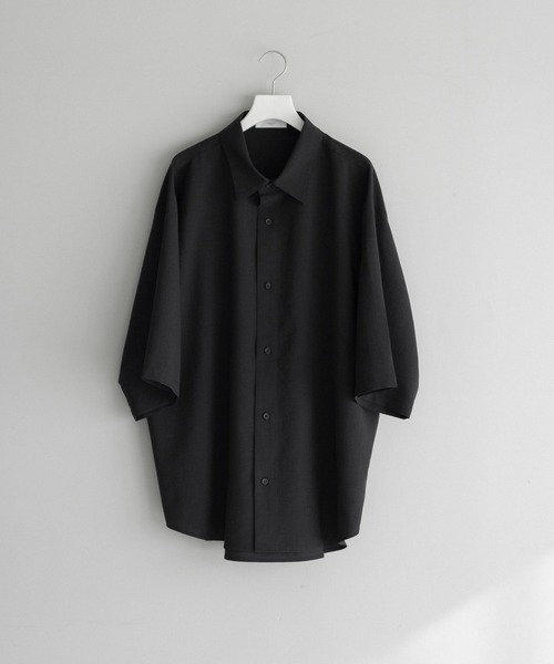 Yahoo!オークション - 「remer」 半袖シャツ MEDIUM ダークブルー メン...