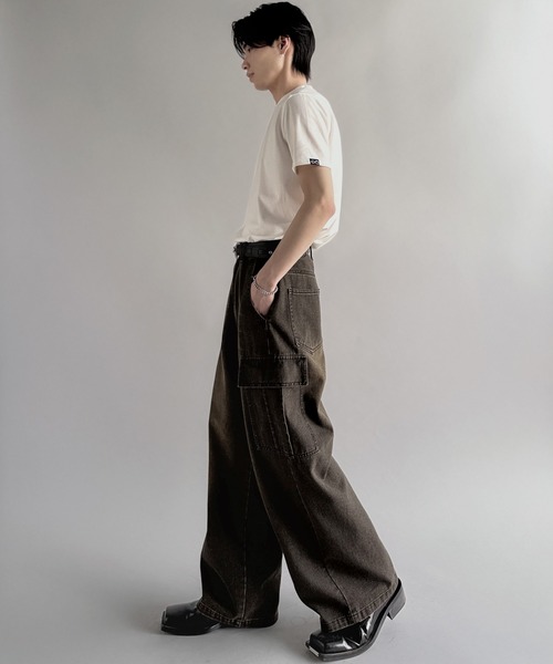 Classical Origin ジーンズ 「Haruto×クラシカルオリジンコラボ」「ストリートとヴィンテージの交差点。」ヴィンテージウォッシュカーゴポケットデニム/Vintage ...