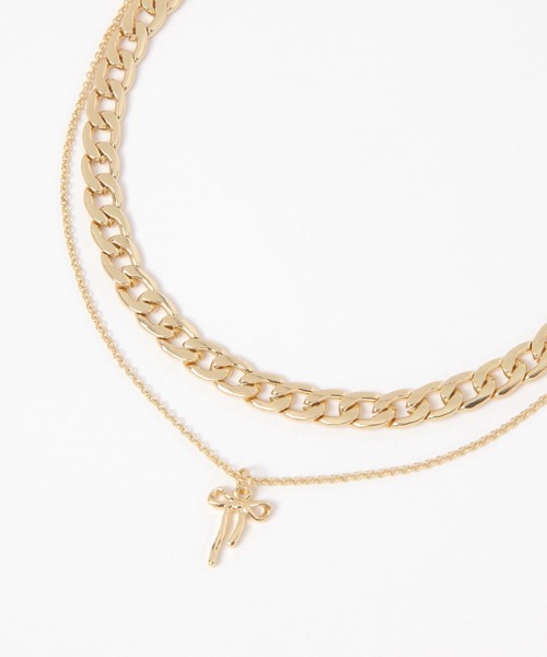 tiny tiny（ティニーティニー） ネックレス 2SETリボンネックレス「」 レディース : ZOZOTOWN Yahoo!店 - 通販 ...