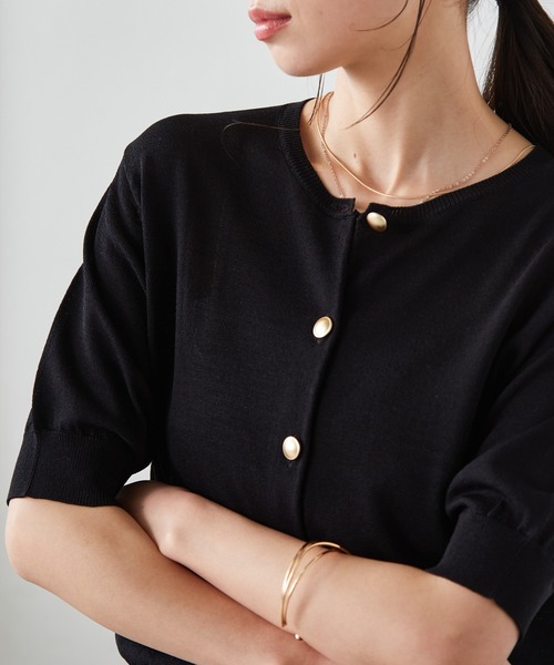 Yahoo!オークション - 「RANAN」 カーディガン L グレー レディース