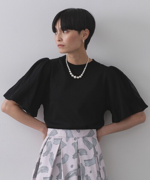 OPAQUE.CLIP ニット セーター バルーンスリーブニット「洗濯機洗い可」 レディース : ZOZOTOWN Yahoo!店 - 通販 - Yahoo!ショッピング