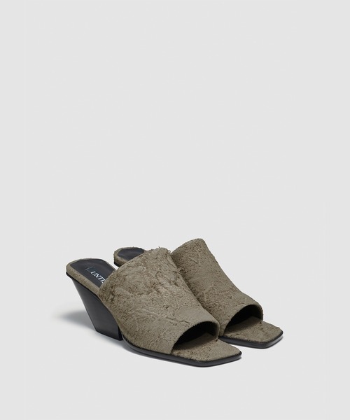 Yahoo!オークション - 「UNTISHOLD」 ミュール 36 ブルー レディース