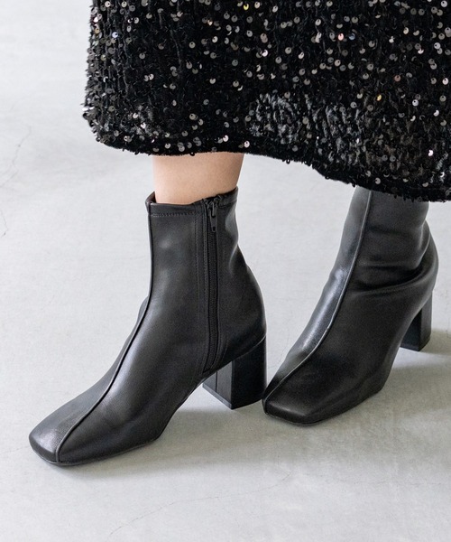 menue 「menue」 ショートブーツ M ブラック レディース : ZOZOTOWN Yahoo!店 - 通販 - Yahoo!ショッピング