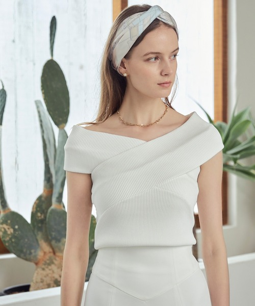 eimy istoire 「eimy istoire」 ノースリーブニット F ホワイト レディース : ZOZOTOWN Yahoo!店 ...