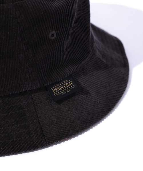 PENDLETON 帽子 ハット WEB限定「PENDLETON /ペンドルトン 」 CORDUROY HAT /コーデュロイ バケットハット /ユニセックス メンズ : ZOZOTOWN ...