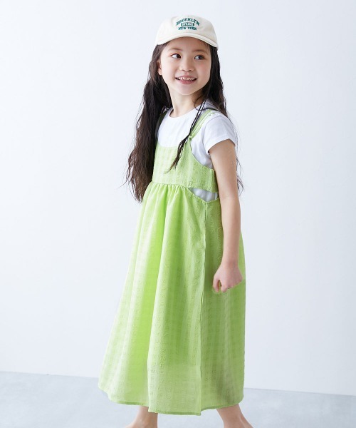 devirock セットアップ ポコポコチェック キャミワンピース＆半袖Tシャツセット キッズ : ZOZOTOWN Yahoo!店 - 通販 - Yahoo!ショッピング