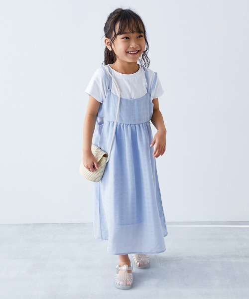 devirock セットアップ ポコポコチェック キャミワンピース＆半袖Tシャツセット キッズ : ZOZOTOWN Yahoo!店 - 通販 - Yahoo!ショッピング