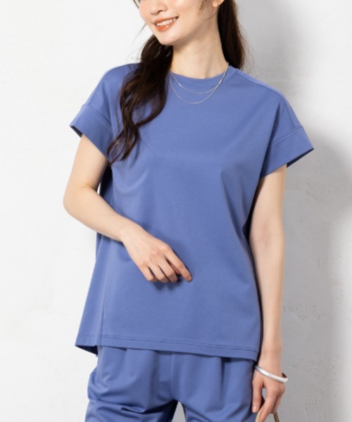 「aunt lily」 「zelal」半袖カットソー M ブルー レディース : ZOZOTOWN Yahoo!店 - 通販 - Yahoo!ショッピング