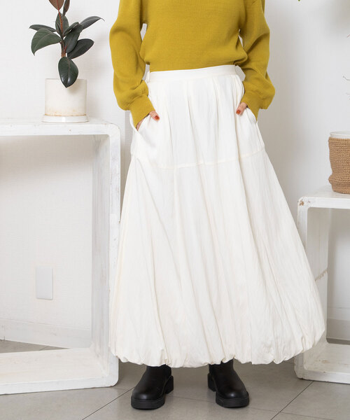 POU DOU スカート ウエストタックバルーンスカート : ZOZOTOWN Yahoo!店 - 通販 - Yahoo!ショッピング