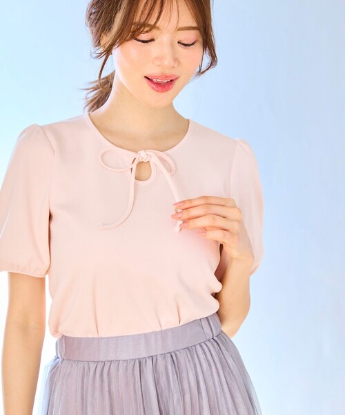 Feroux tシャツ 「洗える」リボンアクセント Tシャツ レディース : ZOZOTOWN Yahoo!店 - 通販 - Yahoo!ショッピング