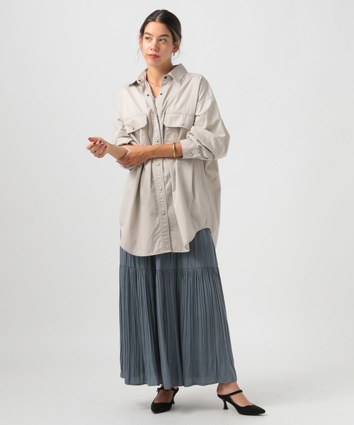 Yahoo!オークション - 「BAYFLOW」 長袖シャツ X-SMALL ライトグレー ...