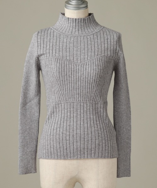 Yahoo!オークション - 「Cheek」 長袖ニット MEDIUM カーキ レディース