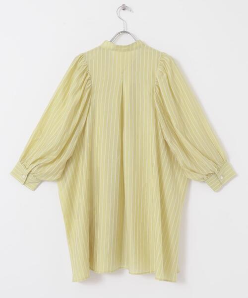 KBF ワンピース ボリュームスリーブストライプミニワンピース : ZOZOTOWN Yahoo!店 - 通販 - Yahoo!ショッピング