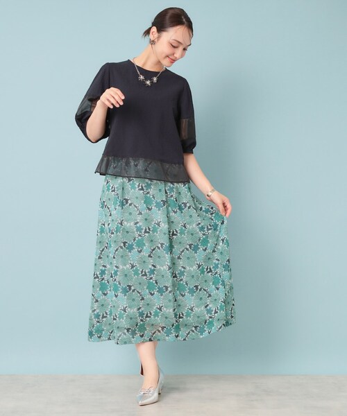 SunaUna（スーナウーナ） スカート 「＆yours project／S〜L」レース柄