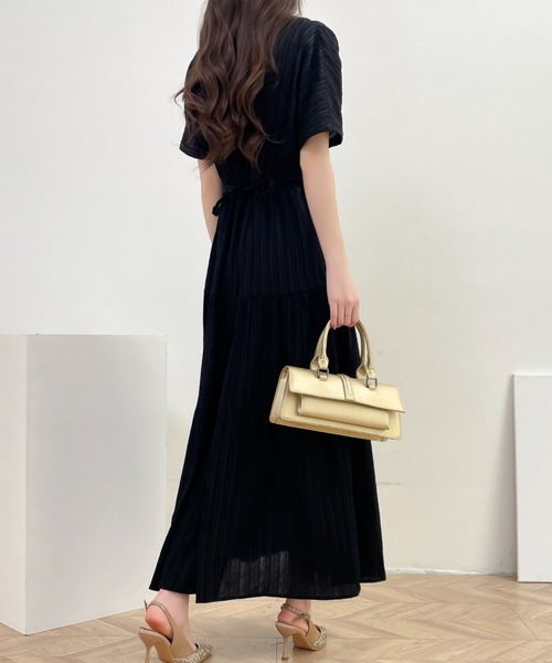 Yahoo!オークション - 「ABITOKYO」 半袖ワンピース M ブラウン レディ...