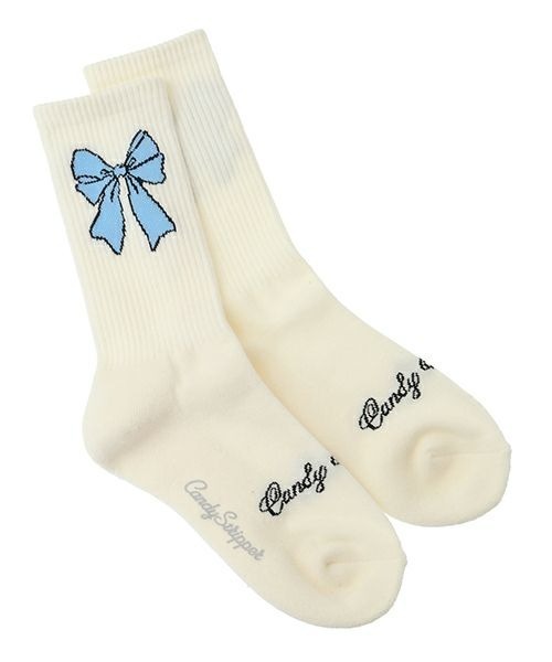 Candy Stripper 靴下 RIBBON RIB ソックス レディース : ZOZOTOWN Yahoo!店 - 通販 - Yahoo!ショッピング