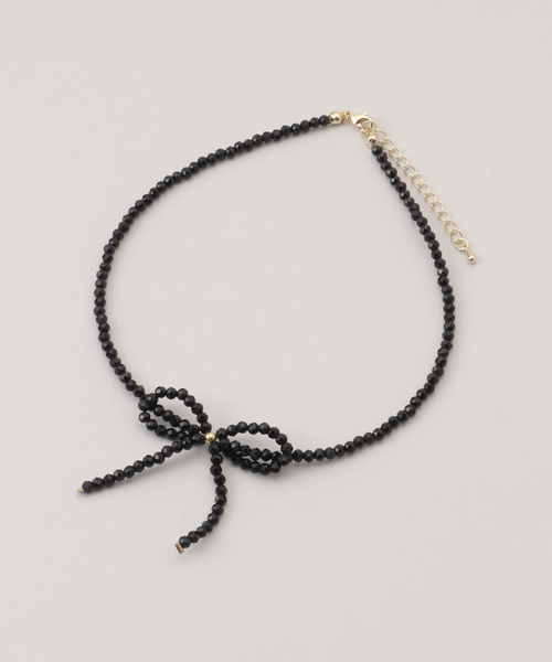 U by SPICK&SPAN ネックレス レディース 「追加」Beads Ribbon Choker : ZOZOTOWN Yahoo!店 - 通販 - Yahoo!ショッピング