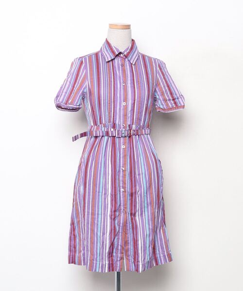 Max&Co. 「MAX&Co.」 ストライプ柄シャツワンピース 38 パープル レディース : ZOZOTOWN Yahoo!店 - 通販 - Yahoo!ショッピング