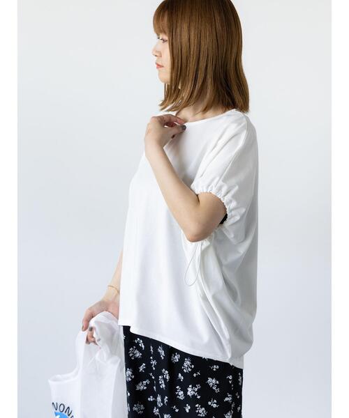 Lugnoncure tシャツ 「接触冷感」袖口ドロストトップス レディース : ZOZOTOWN Yahoo!店 - 通販 - Yahoo!ショッピング