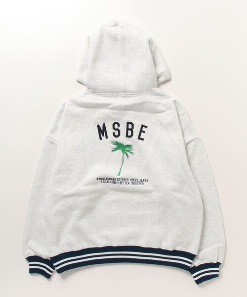 My Sugar Babe（マイシュガーベイブ） パーカー MSBE wappen ribline hoodie メンズ レディース ...