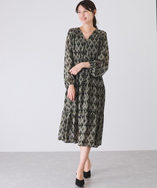 JAYRO ワンピース ダイヤ柄プリントワンピース : ZOZOTOWN Yahoo!店 - 通販 - Yahoo!ショッピング