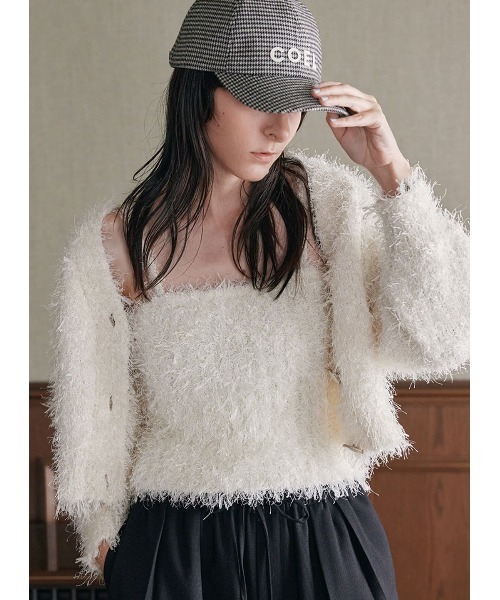 Yahoo!オークション - 「COEL」 ニットアンサンブル FREE ベージュ レ...