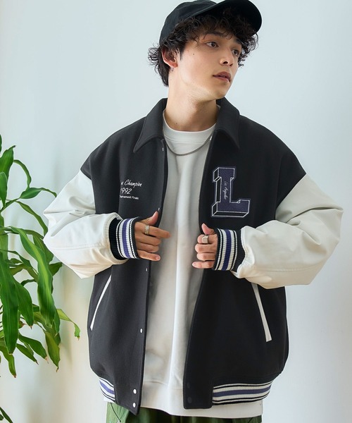 RAGEBLUE 「RAGEBLUE」 ブルゾン MEDIUM ブラック×ホワイト メンズ : ZOZOTOWN Yahoo!店 - 通販 - Yahoo!ショッピング