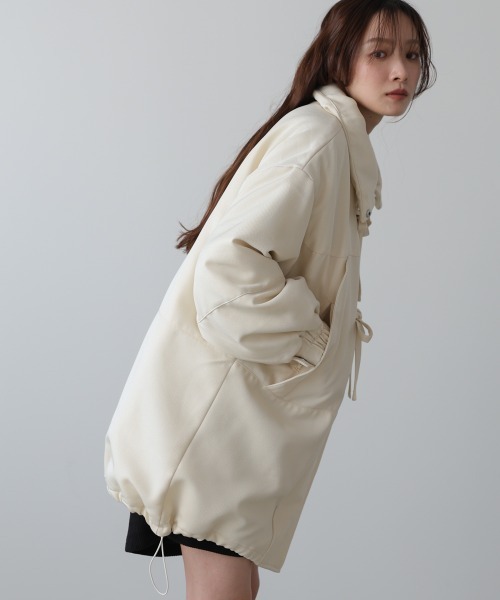 BAB（バブ） ダウンコート ダウンジャケット 中綿フロントリボン