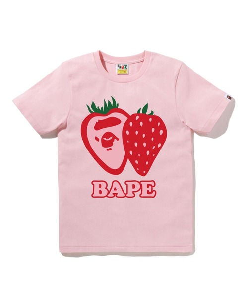 A BATHING APE（アベイシングエイプ） tシャツ BAPE STRAWBERRY TEE レディース : ZOZOTOWN Yahoo!店 - 通販 - Yahoo!ショッピング