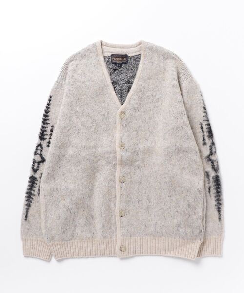 Yahoo!オークション - 「PENDLETON」 ニットカーディガン SMALL ブラウ...